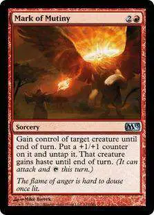 Magic The Gathering 2013 Core Set Single Card Uncommon Mark of Mutiny ...