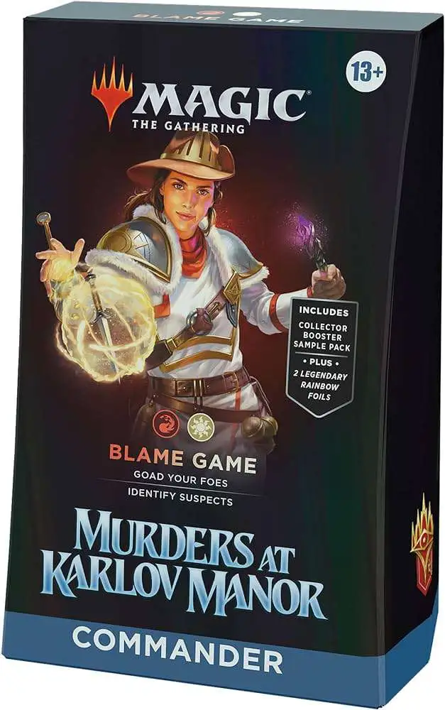 Magic The Gathering Murders at Karlov Manor Blame Game Commander Deck ...
