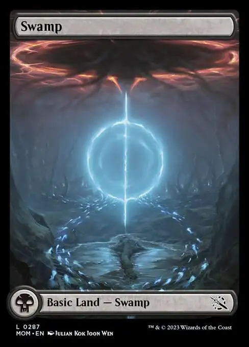 Magic The Gathering March of the Machine Single Card Common Swamp 287 ...