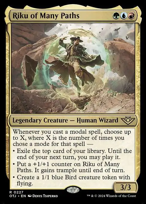 Magic The Gathering Outlaws of Thunder Junction Single Card Rare Riku ...
