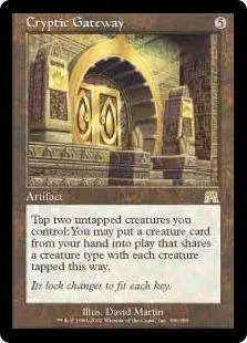Magic The Gathering Onslaught Single Card Rare Cryptic Gateway 306 Foil - ToyWiz