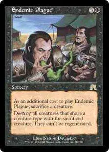 Magic The Gathering Onslaught Single Card Rare Endemic Plague 142 - ToyWiz