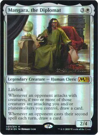 Magic The Gathering Prerelease Release Single Card Mythic Rare Mangara ...