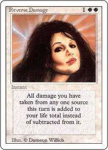 Magic The Gathering Revised Single Card Rare Reverse Damage 35 - ToyWiz