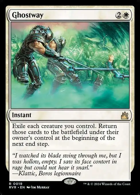 Magic The Gathering Ravnica Remastered Single Card Rare Ghostway 19 - ToyWiz
