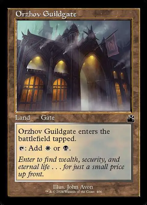 Magic The Gathering Ravnica Remastered Single Card Common Orzhov ...