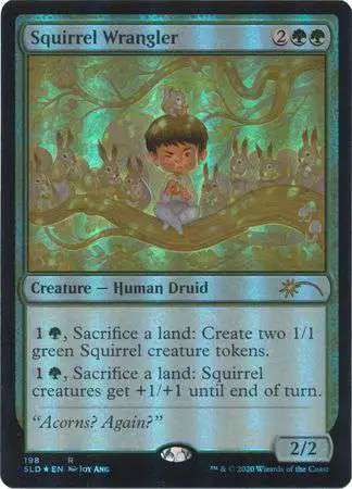 Magic The Gathering Secret Lair Drop Series Single Card Rare Squirrel Wrangler 198 Foil - ToyWiz