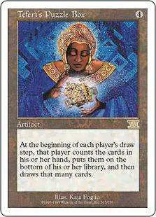 Magic The Gathering 6th Edition Single Card Rare Teferis Puzzle Box 314 ...