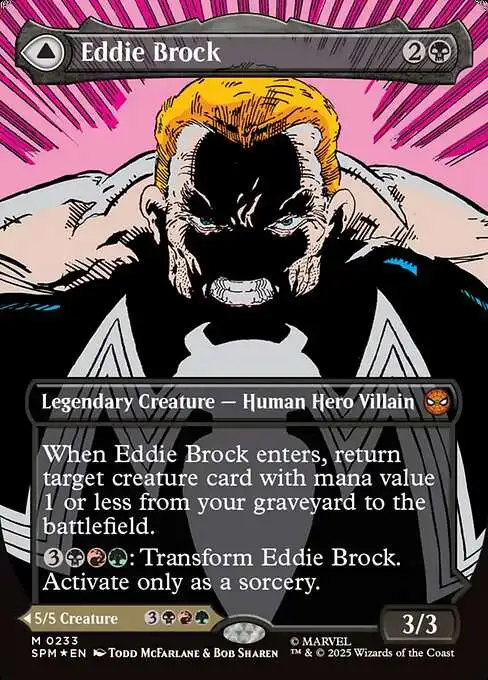 Magic The Gathering Marvel Spider-Man Single Card Mythic Rare Eddie ...