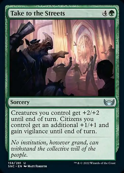 Magic The Gathering Trading Card Game Streets of New Capenna Single ...