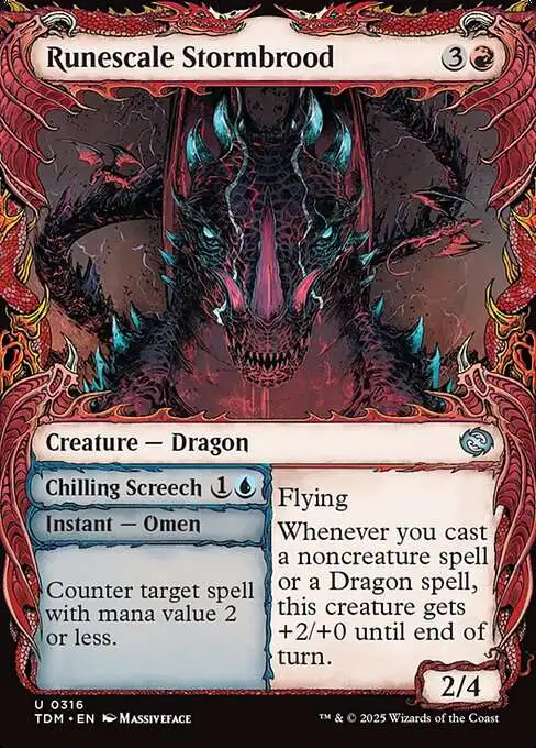 Magic The Gathering Tarkir Dragonstorm Single Card Uncommon Runescale ...