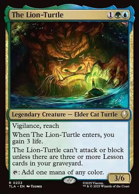 Magic The Gathering Avatar the Last Airbender Single Card Rare The Lion ...