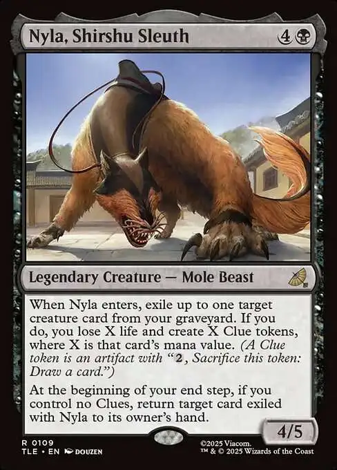 Magic The Gathering Avatar the Last Airbender Single Card Rare Nyla ...