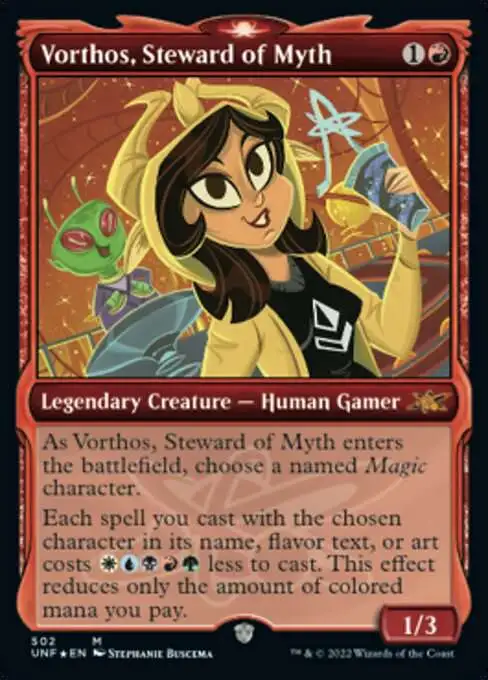 Magic The Gathering Unfinity Single Card Mythic Rare Vorthos, Steward ...
