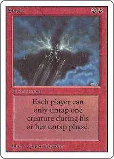 Magic The Gathering Unlimited Single Card Rare Smoke Lightly Played ...