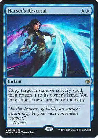 Magic The Gathering Prerelease Release Single Card Rare Narsets ...