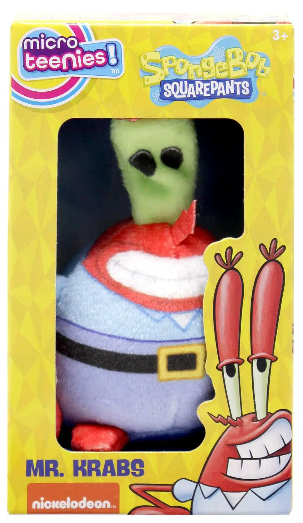 Spongebob Squarepants Micro Teenies Mr. Krabs 2 Plush Basic Fun - ToyWiz