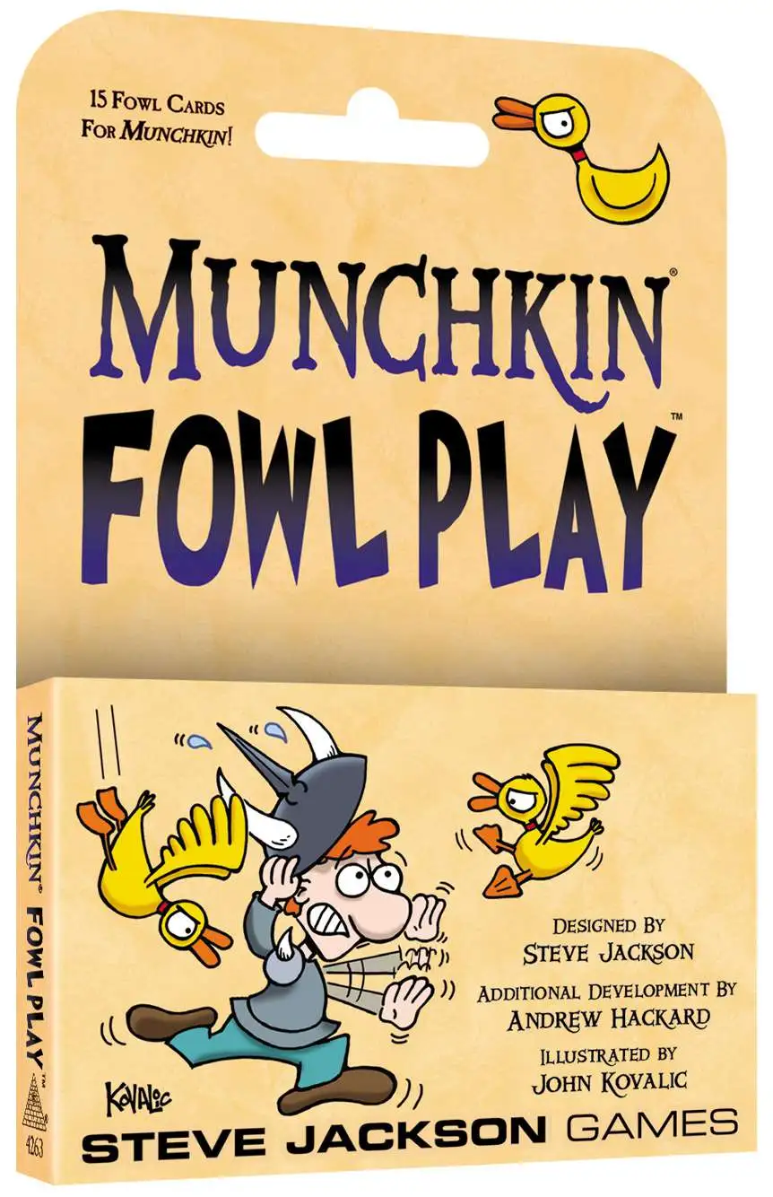 Munchkin Munchkin Fowl Play Card Game Expansion Steve Jackson Games ...