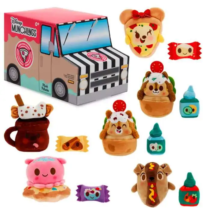 Disney Munchlings Micro Plush Street Food Fusion Exclusive 4 Mystery ...