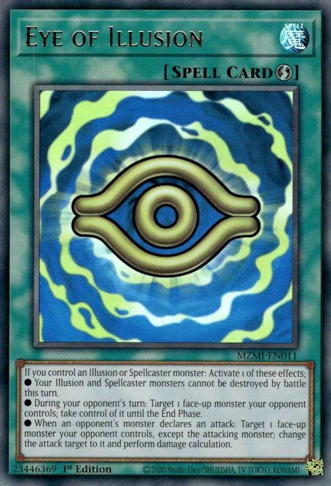 YuGiOh Trading Card Game Maze of Millennia Single Card Ultra Rare Eye of Illusion MZMI-EN011 ...