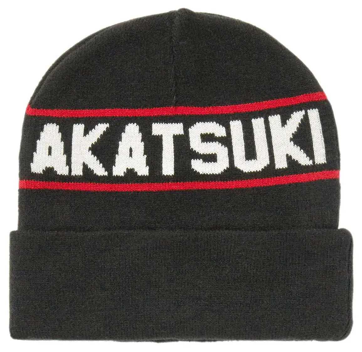 Naruto Shippuden Akatsuki Leaf Village Reversible Beanie Bioworld - ToyWiz