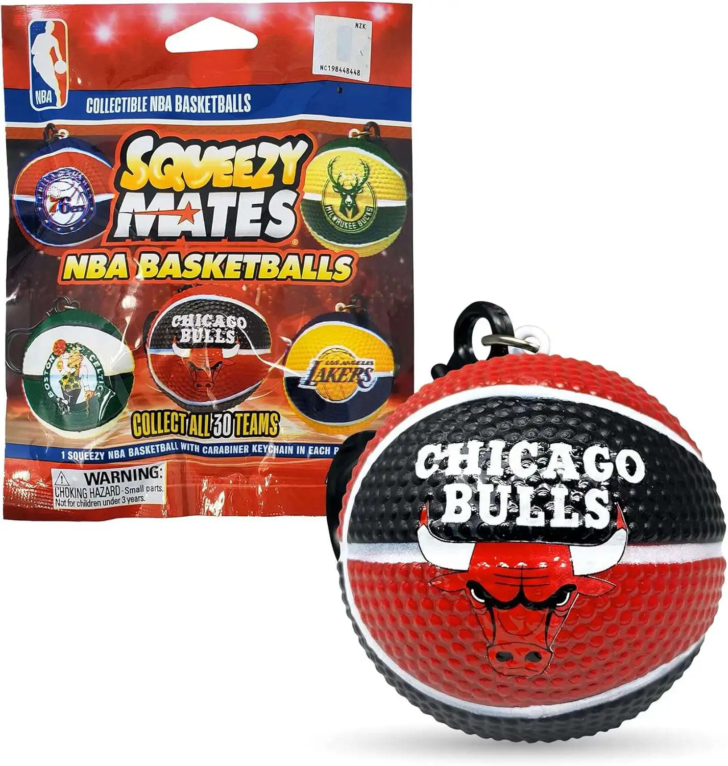 NBA Squeezy Mates Basketball 2025 Series Mystery Pack 1 RANDOM Figure ...