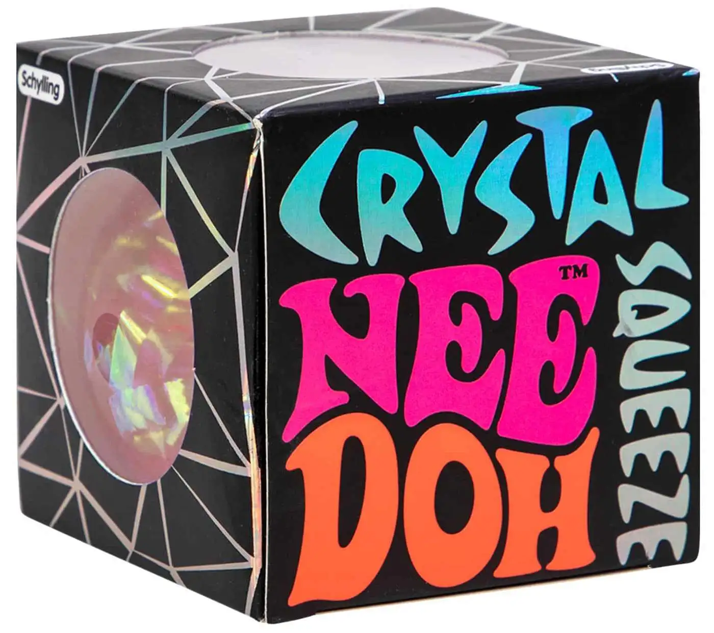 NeeDoh The Groovy Glob Crystal PINK 2.5 Small Stress Ball Schylling ...