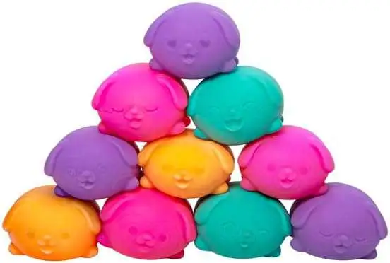 NeeDoh Teenie Funky Pups Stress Ball 3-Pack 3 RANDOM Colors Schylling ...