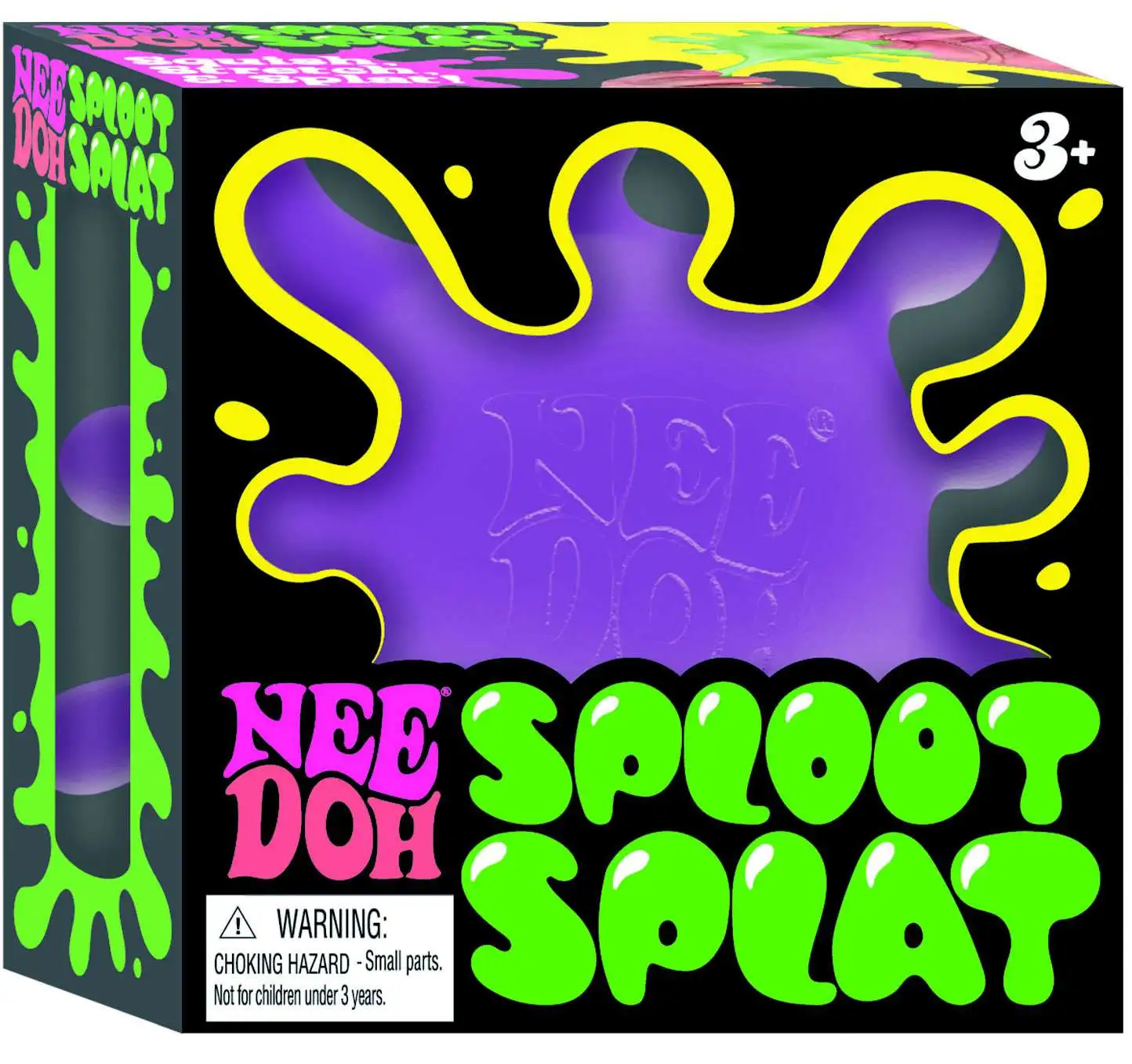 NeeDoh Sploot Splat PURPLE Stress Ball Schylling - ToyWiz