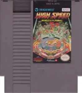 Nintendo NES High Speed Worlds 1 Pinball Video Game NO BOX - ToyWiz