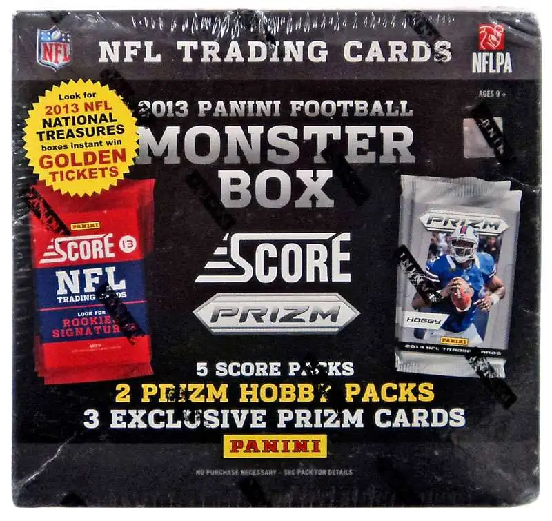 NFL Panini 2013 Panini Football Trading Card Monster Box - ToyWiz
