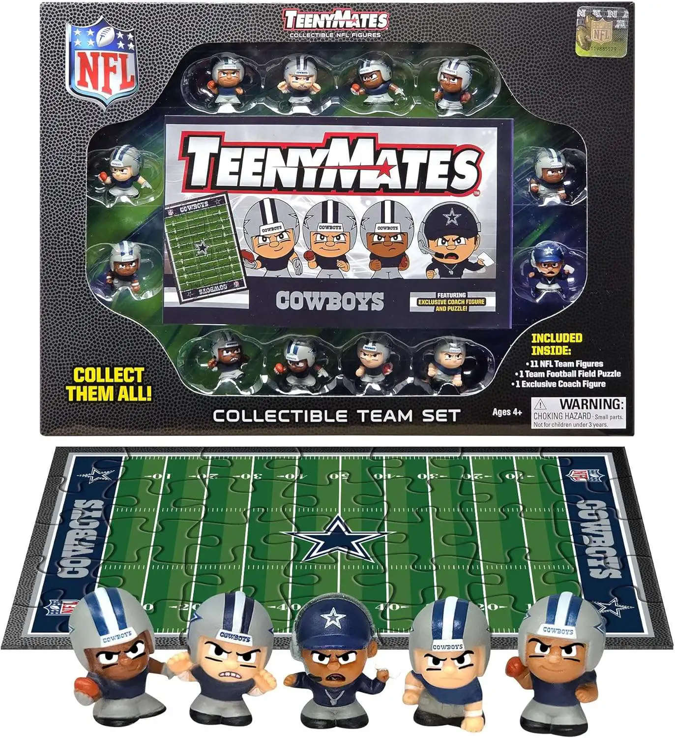 NFL TeenyMates 2024 Football Dallas Cowboys 12-Figure Team Set 11 Team ...