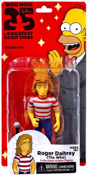 NECA The Simpsons Greatest Guest Stars Series 2 Roger Daltrey 5 Action ...