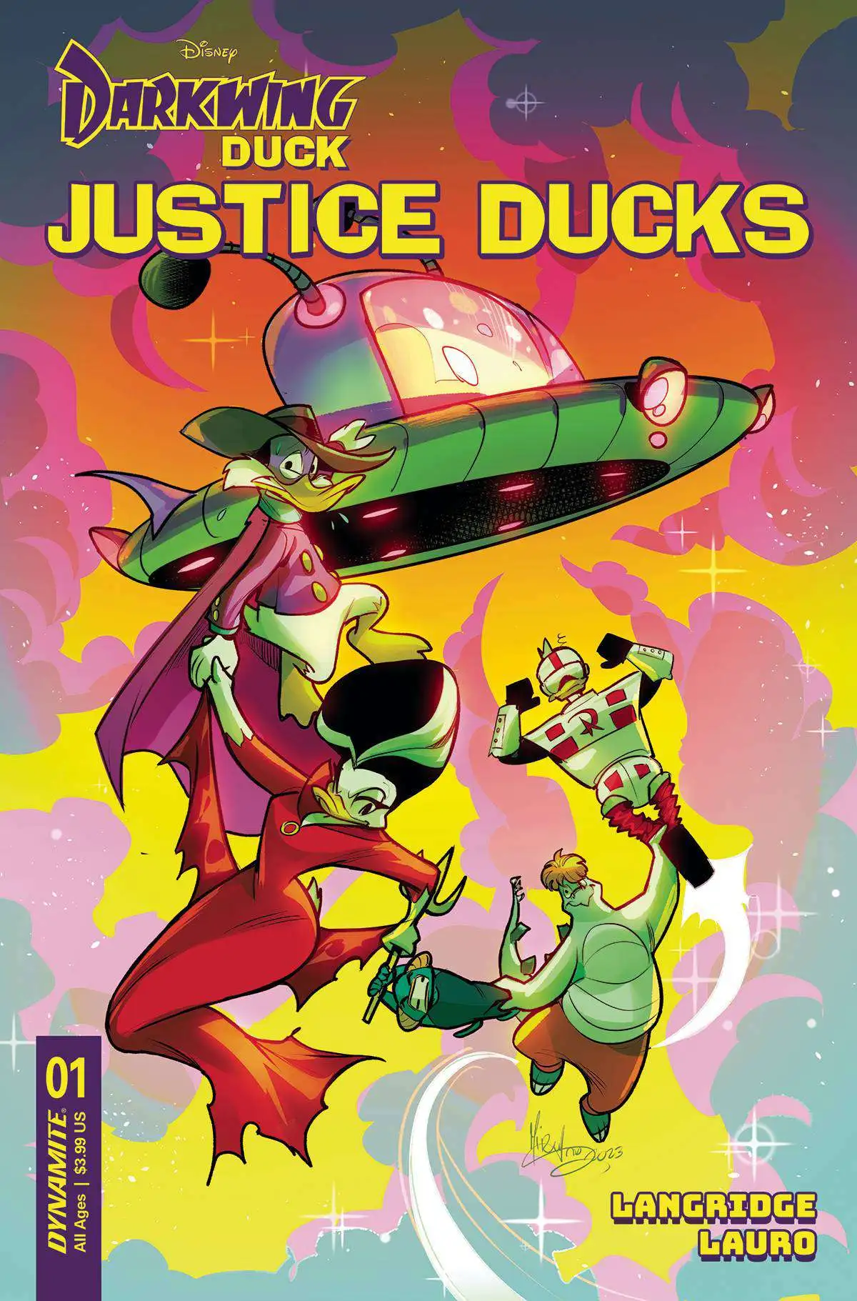 Dynamite Entertainment Justice Ducks Comic Book 1 Andolfo Cover A - ToyWiz