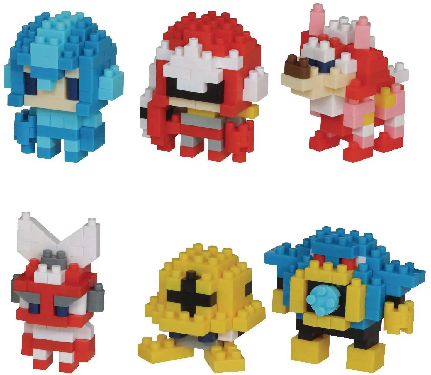 Nanoblock Mega Man Mega Man Series 1 1.6 Mystery Box 6 Packs Kawada ...