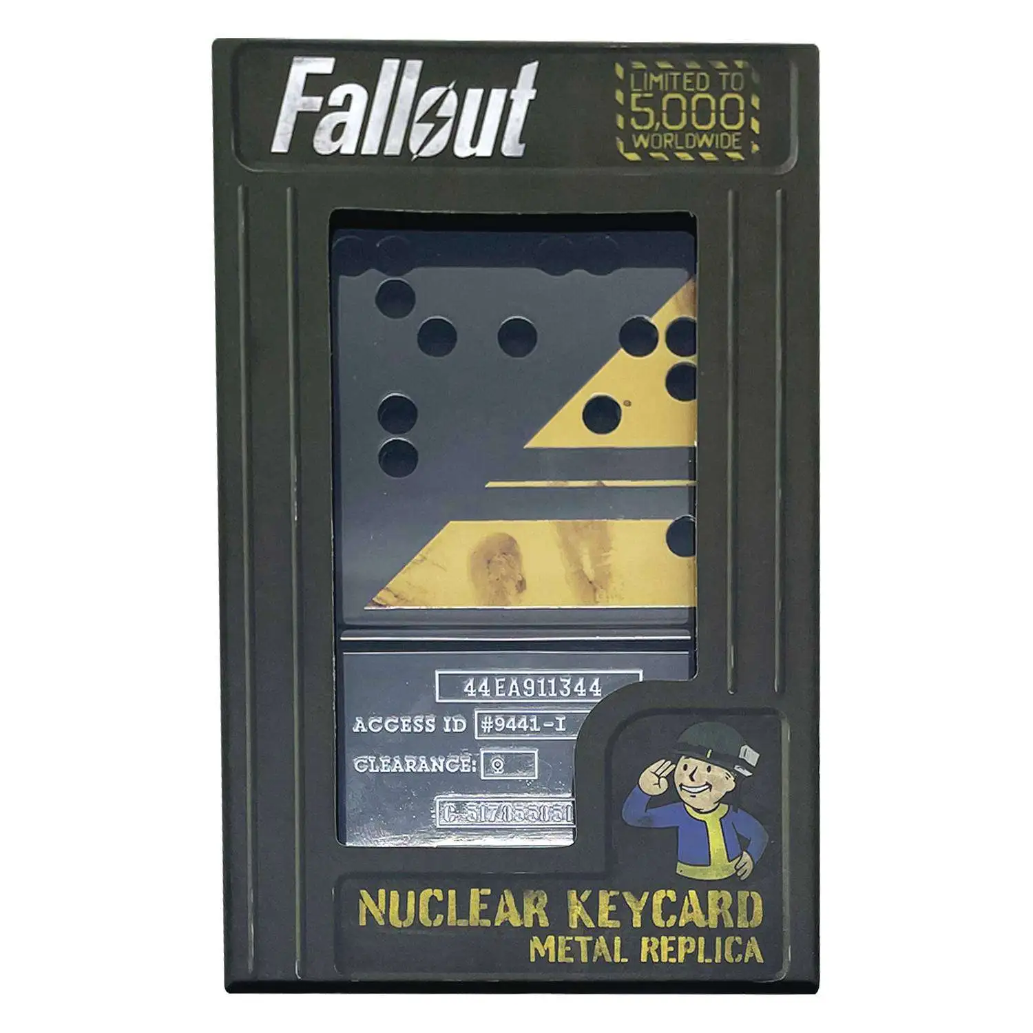 Fallout Nuclear Key Card Metal Replica Fanattik Collectibles - ToyWiz