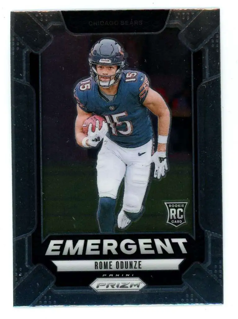 NFL 2024 Panini Prizm Football Single Card Emergent Rome Odunze 11 ...