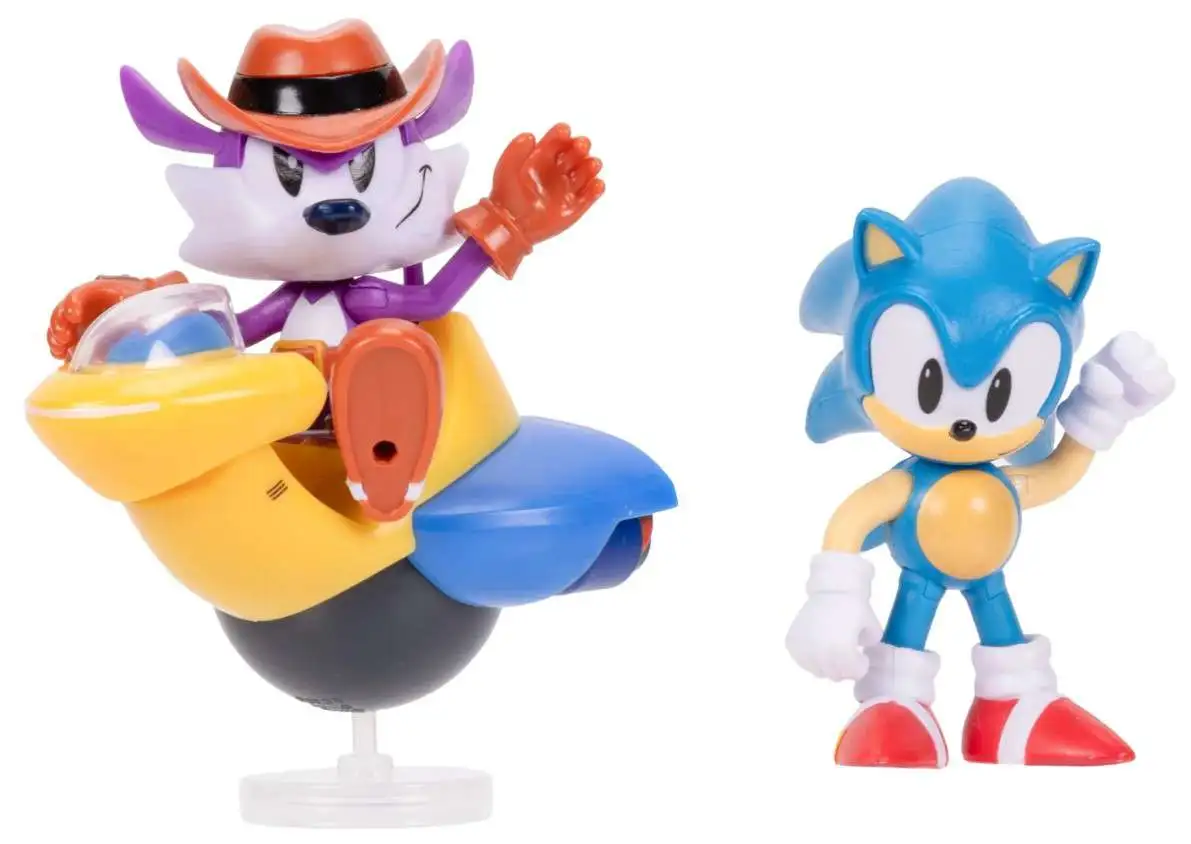 Sonic The Hedgehog Sonic Vs Fang 2.5 Diorama Playset Super Stars Jakks ...