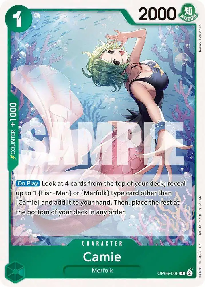 One Piece Trading Card Game Wings of the Captain Single Card Rare Camie ...