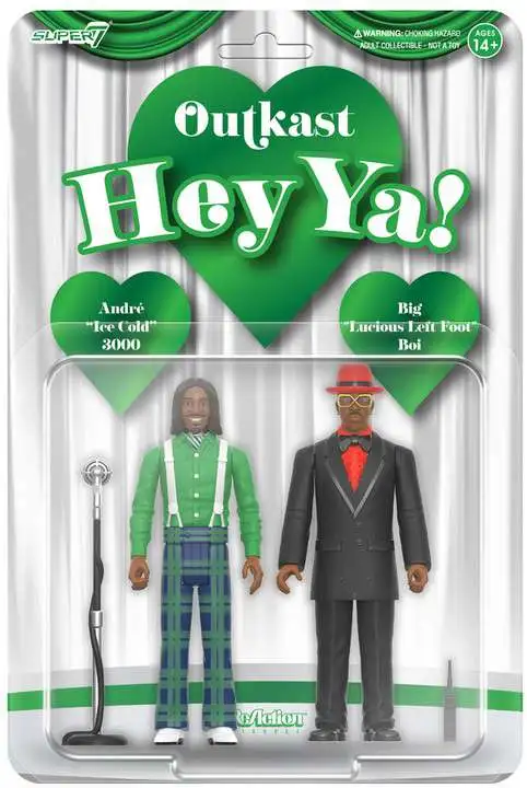 Outkast ReAction Outkast Wave 4 Andre 3000 Big Boi 3.75 Action Figure 2 ...
