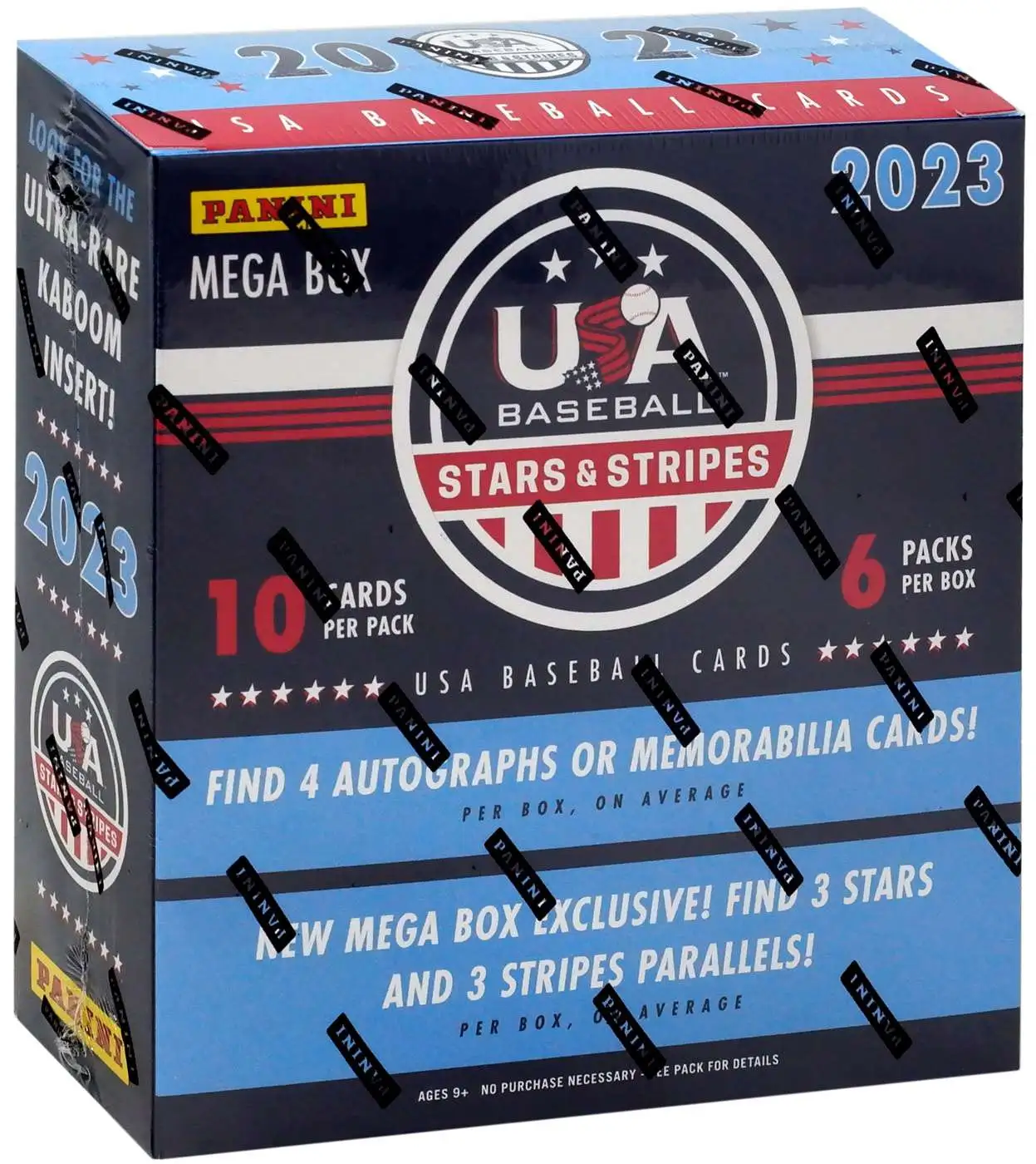 Team USA Panini 2023 Stars Stripes Baseball Trading Card MEGA Box 6 ...