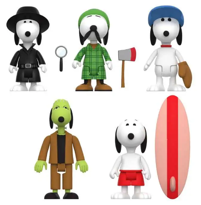 Peanuts ReAction Snoopy Mystery Pack 1 RANDOM Action Figure Super7 - ToyWiz