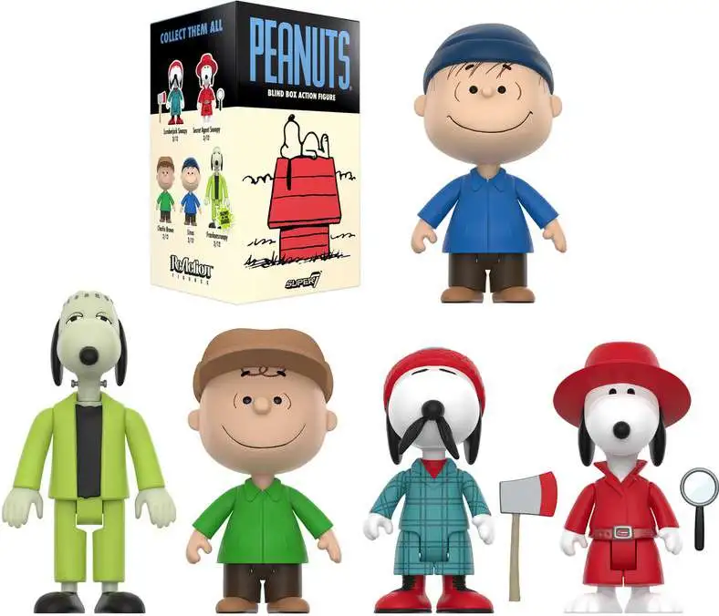 Peanuts ReAction Peanuts Wave 4 Mystery Pack 1 RANDOM Figure Super7 ...
