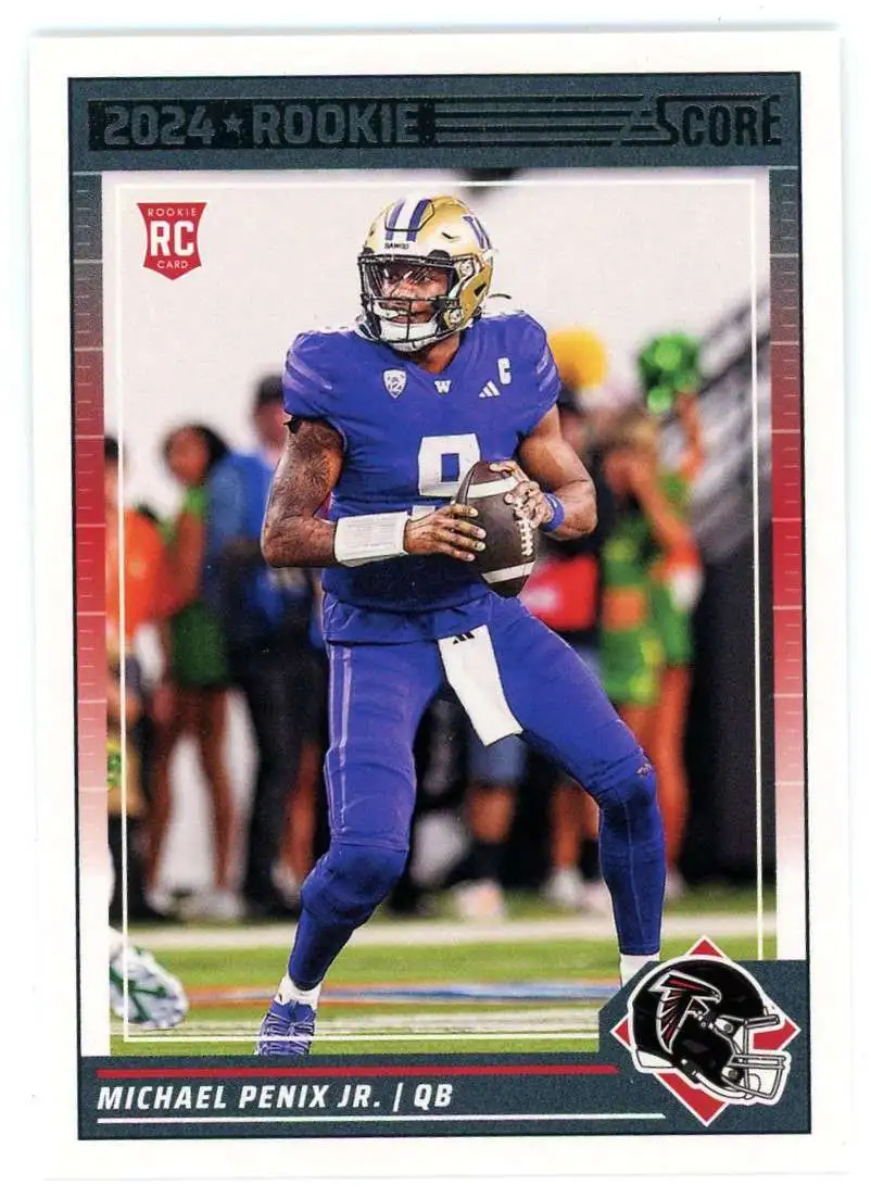 NFL 2024 Score Football Single Card Michael Penix Jr. 323 Rookie - ToyWiz