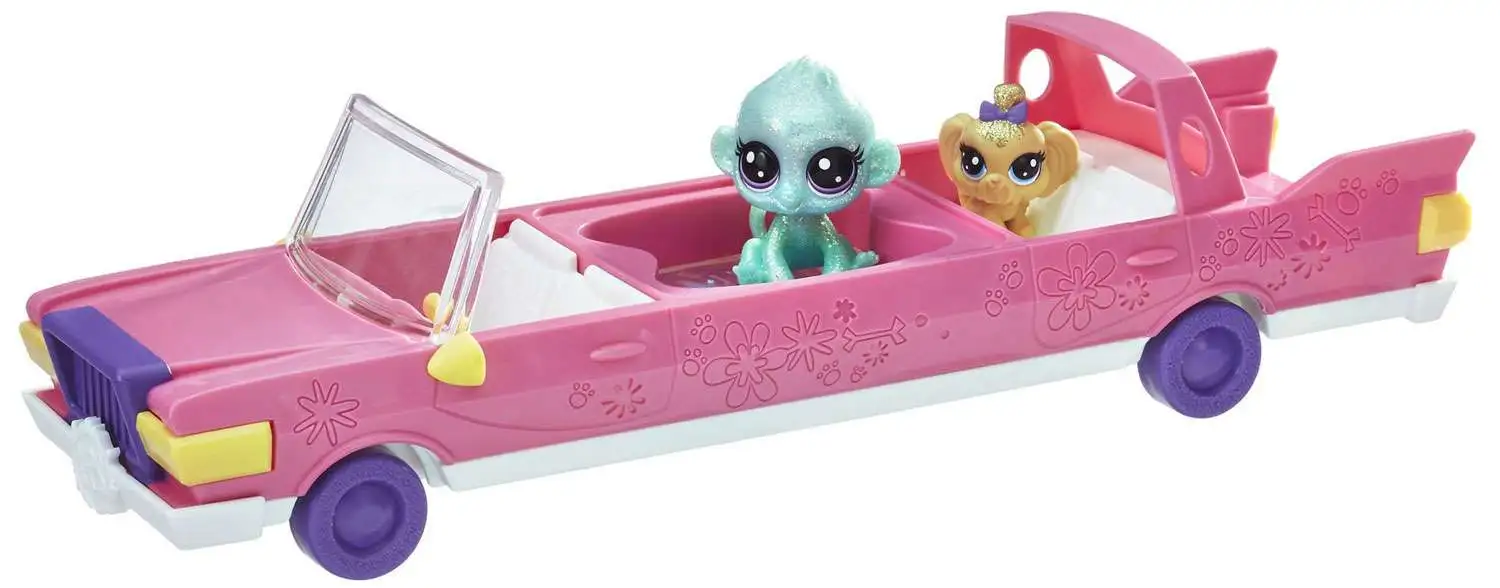 Littlest Pet Shop Stylin Stretch Limo Exclusive Vehicle Hasbro Toys ...