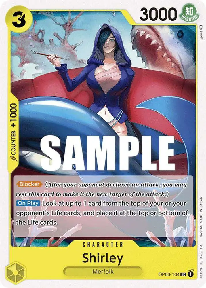 One Piece Trading Card Game Pillars Of Strength Single Card Uncommon Shirley Op03 104 Toywiz