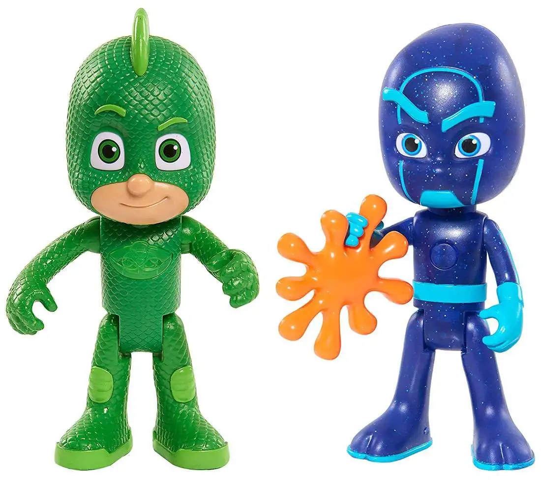 Disney Junior PJ Masks Gekko Night Ninja 6 Talking Action Figure 2-Pack ...
