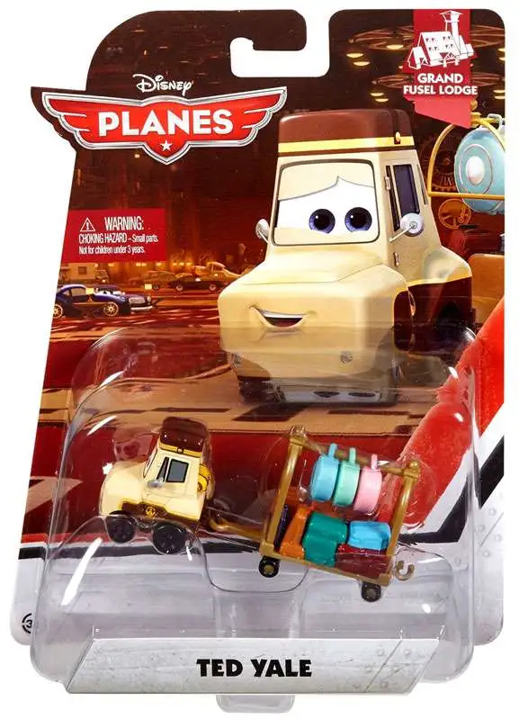 Disney Planes Grand Fusel Lodge Ted Yale Diecast Plane Mattel Toys - ToyWiz