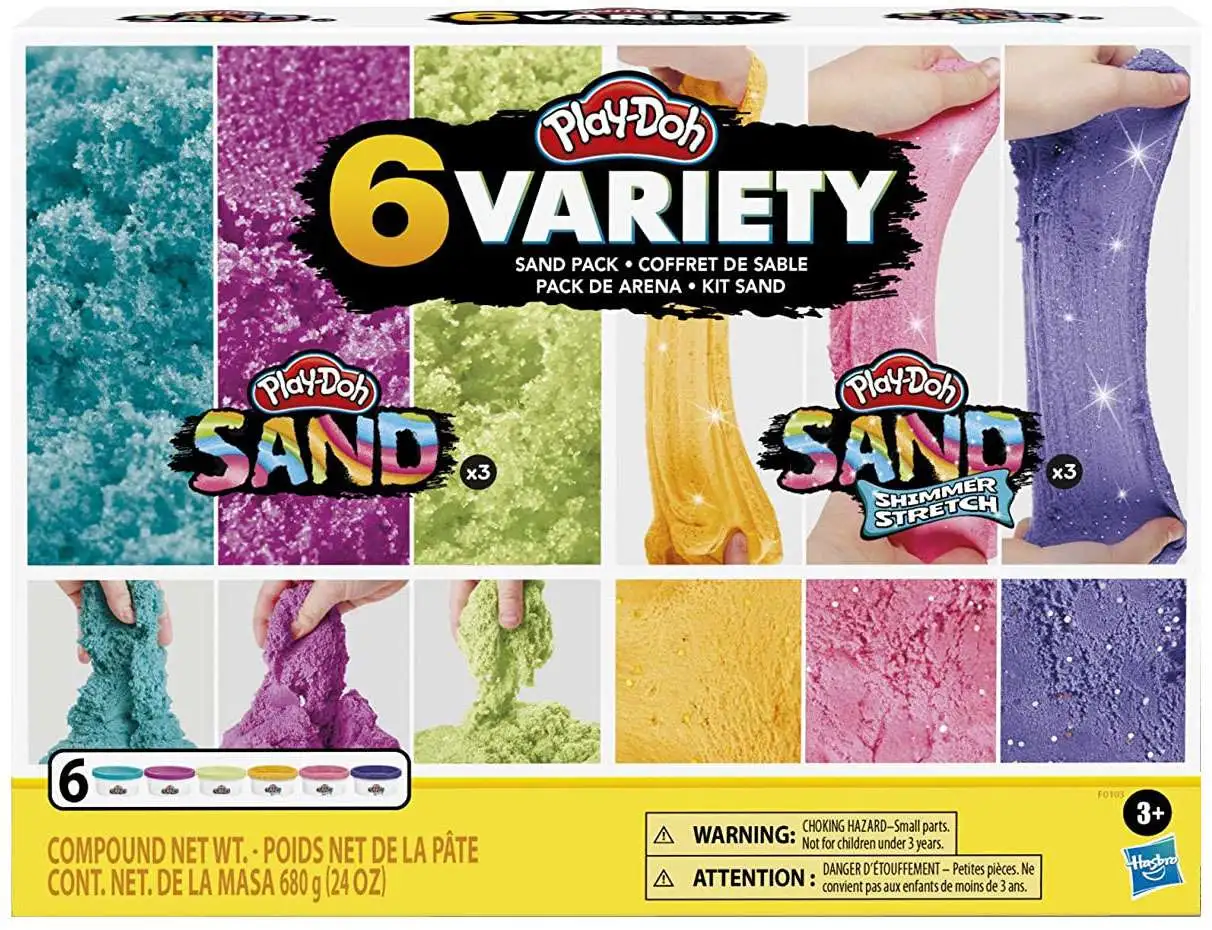 Play-Doh Variety Sand Pack 24 Ounce Hasbro Toys - ToyWiz