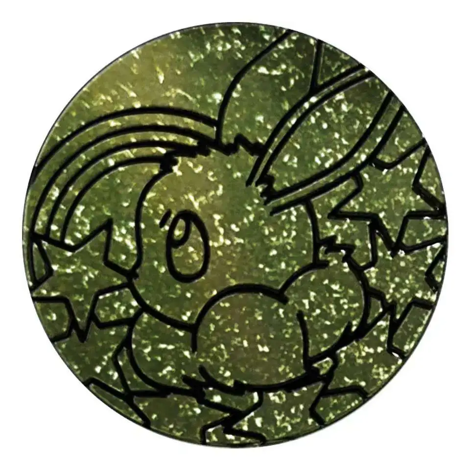 Nintendo Pokemon Prismatic Evolutions Eevee Plastic Coin Lime Green ...